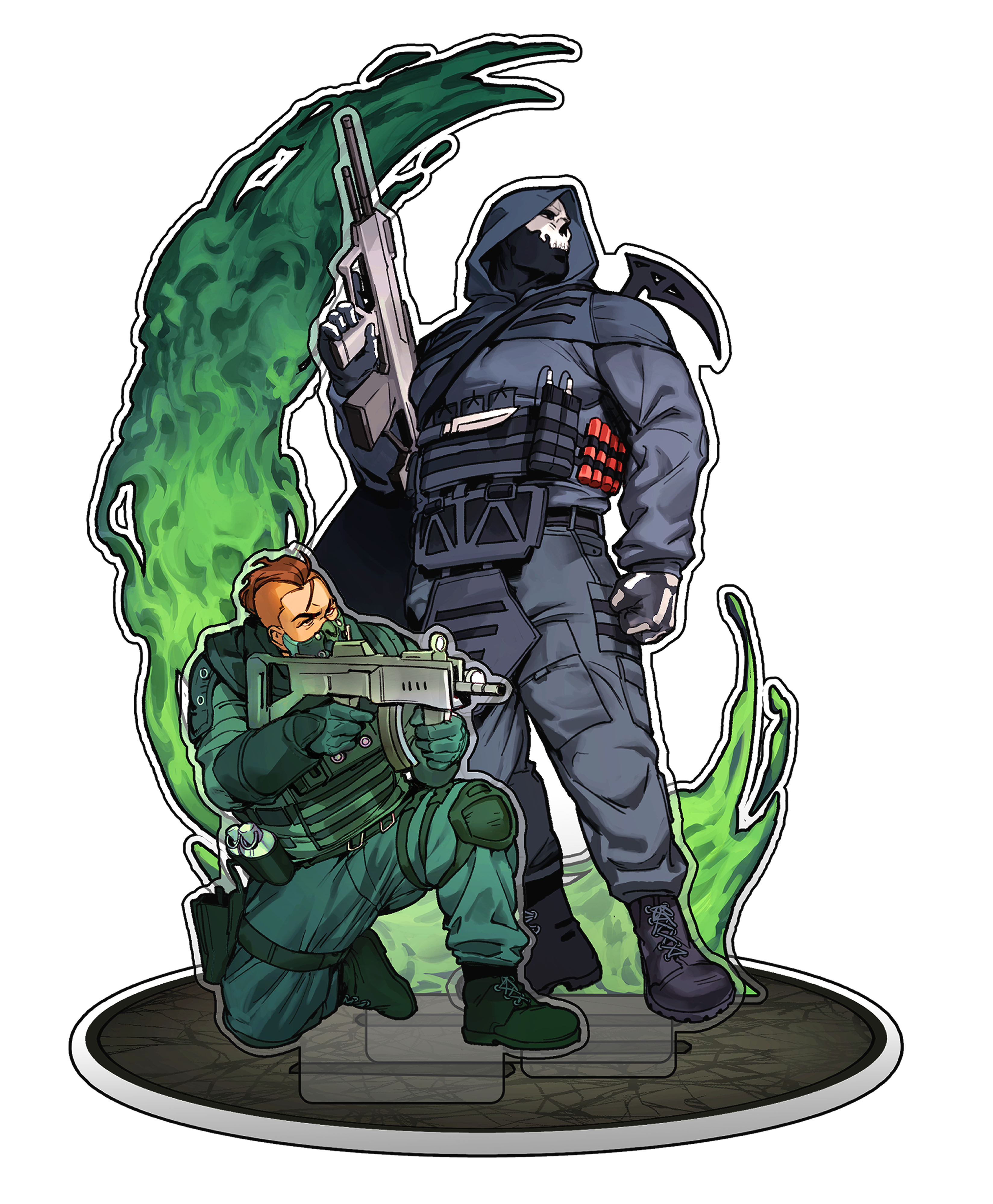 Dark GhostSoap Standee – bluegiragi