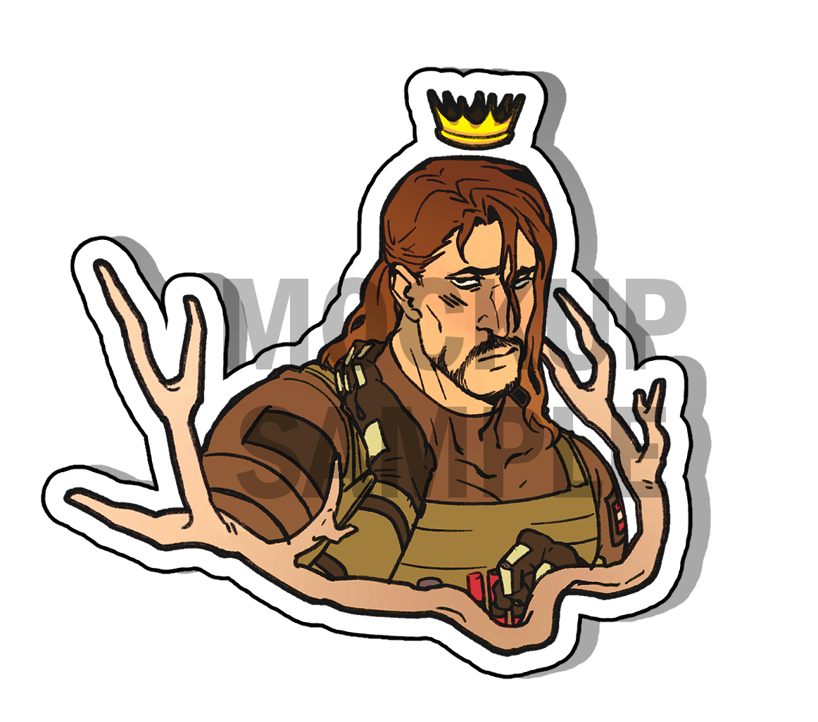 Konig Crown Sticker – bluegiragi